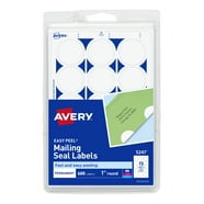 Avery Printable Round Labels for Laser Printers, 1-2/3", 600 Pack (5293 ...