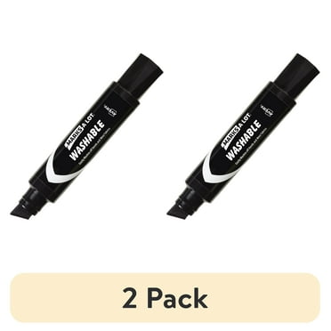 Crayola 12 Count Washable Bulk Markers, Black Multi-Colored, Thick and ...