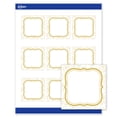 Avery® Matte 2.5" x 2.5" Business Cards, Metallic Gold Flourish, 90ct ...