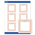 Avery® Matte 3" x 3" Labels, Pink & Gold Scallop, 120ct - Walmart.com