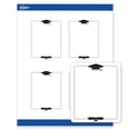 Avery® Matte 4" x 3-1/3" Labels, Silver & Black Grad Cap, 80ct ...