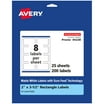 Avery Waterproof Coding Multipurpose ID Labels, 2" x 3-1/2", Matte ...