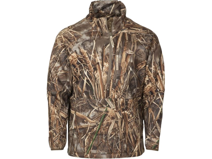 Avery Men's Originals Tec Fleece Quarter Zip Sweatshirt Realtree Max-7 ...