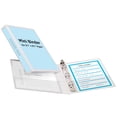 Avery, Mini View Binder, 27726, 0.5" Round Rings, White - Walmart.com