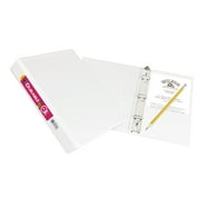 Avery Mini Economy View 3 Ring Binder, 1" Round Rings, White - Walmart.com