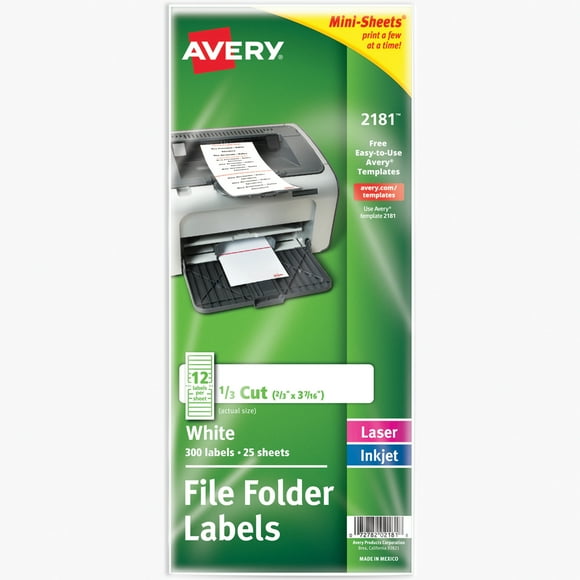 File Cabinet Labels