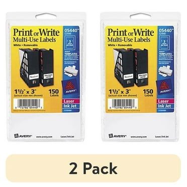 Flexible Adhesive Name Badge Labels, 3.38 X 2.33, White, 160/pack ...