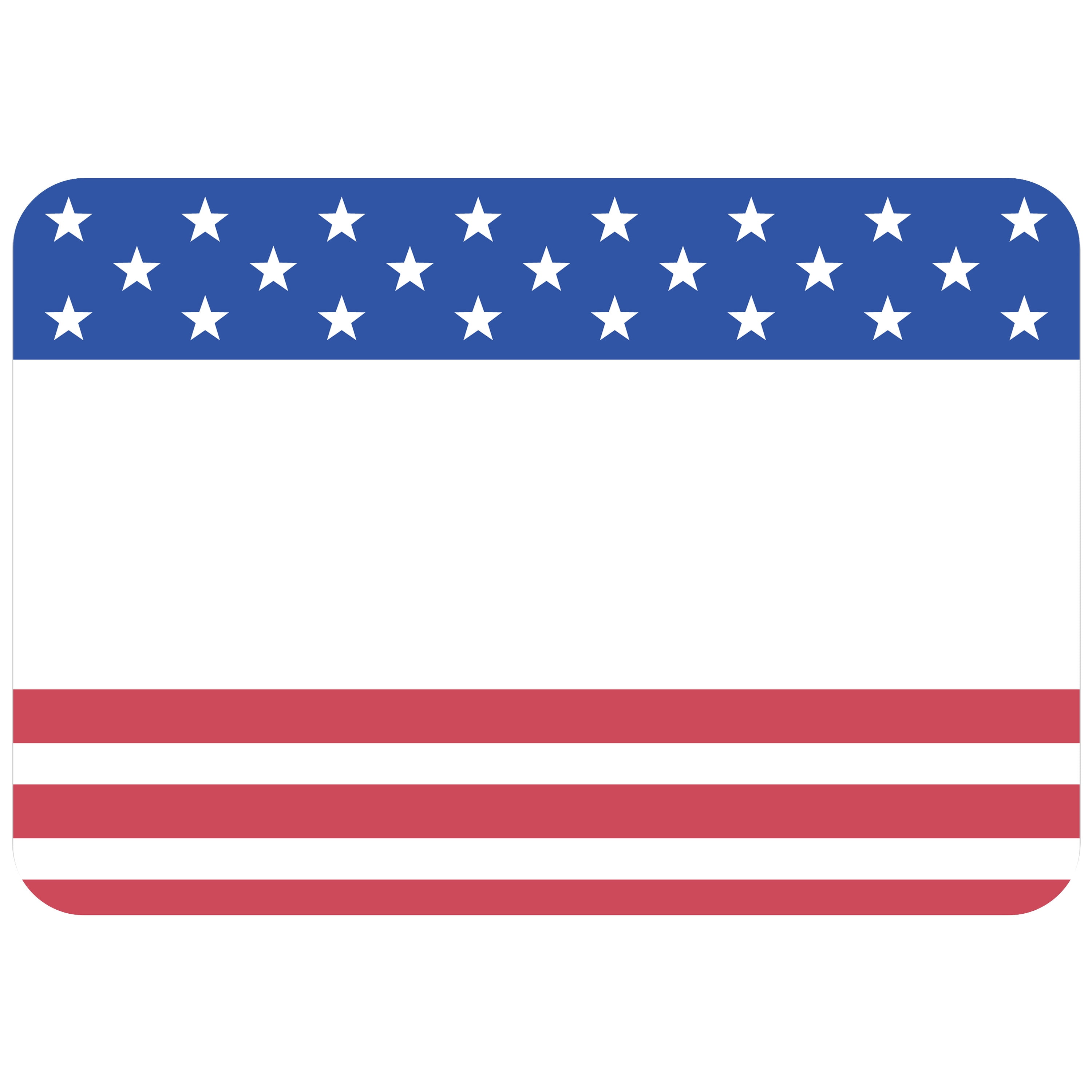 Avery Name Tag, American Flag, 2-1/3" x 3-3/8", 80 Stickers (80024 ...