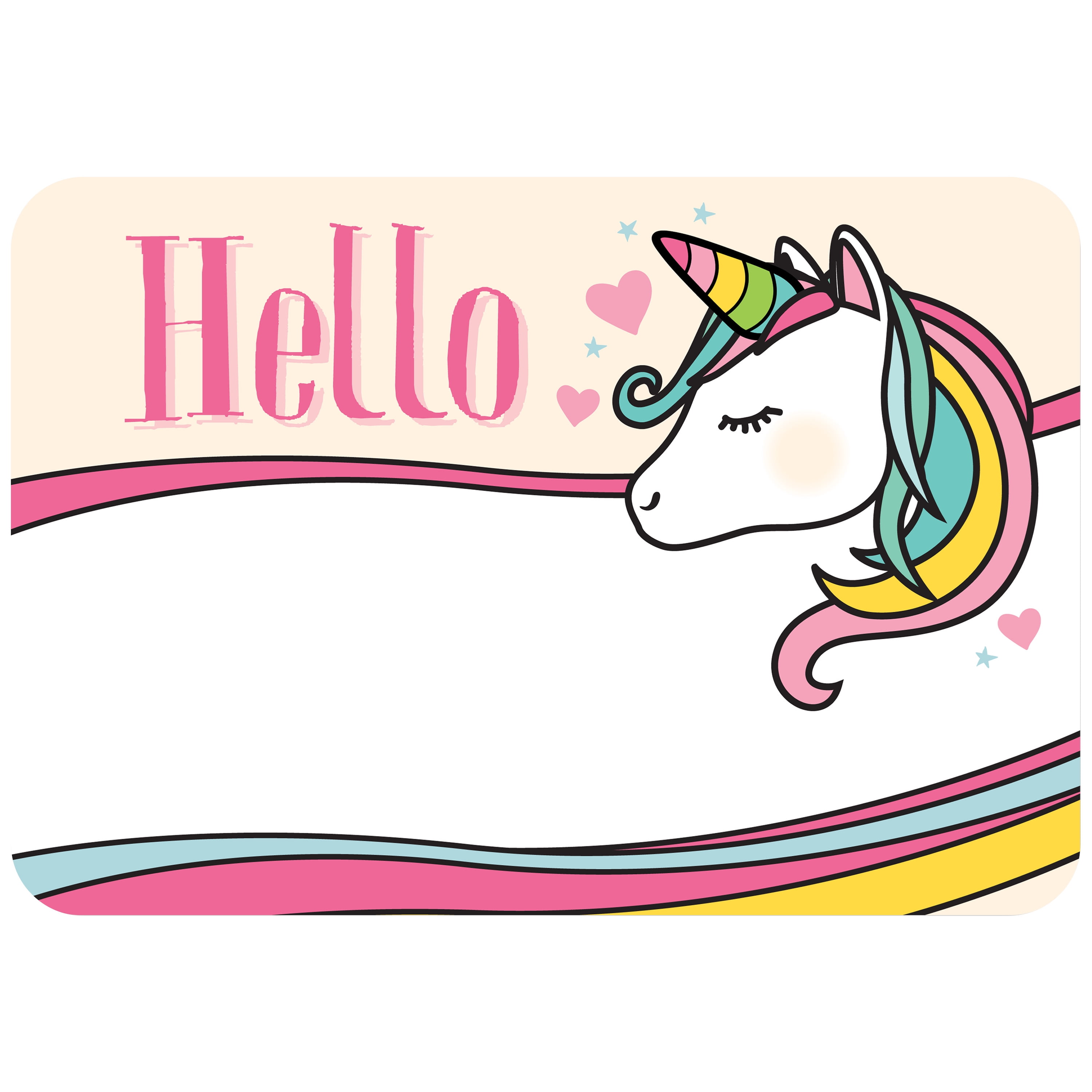 Avery Name Tags, Unicorn, 2-1/3" x 3-3/8", 80 Stickers (80027 ...