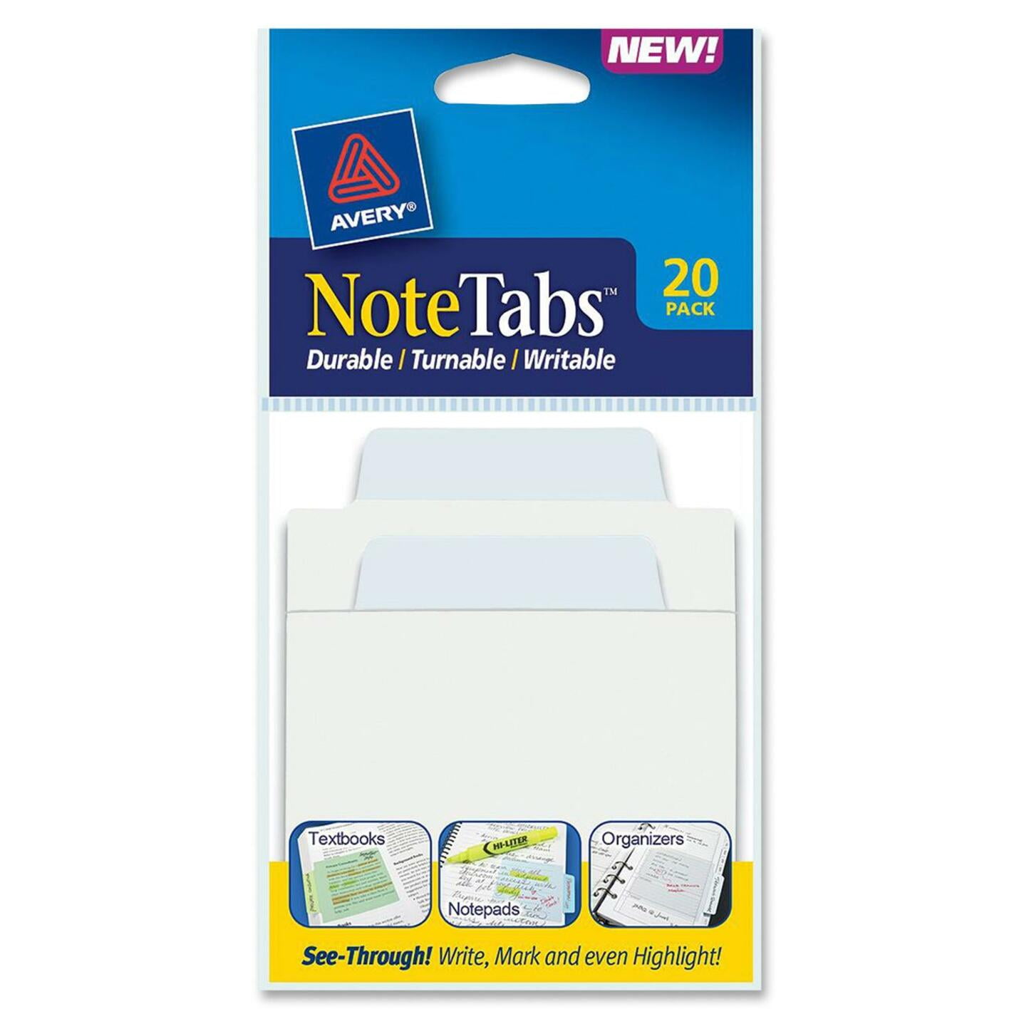 Avery NoteTabs Transparent File Tab - Walmart.com