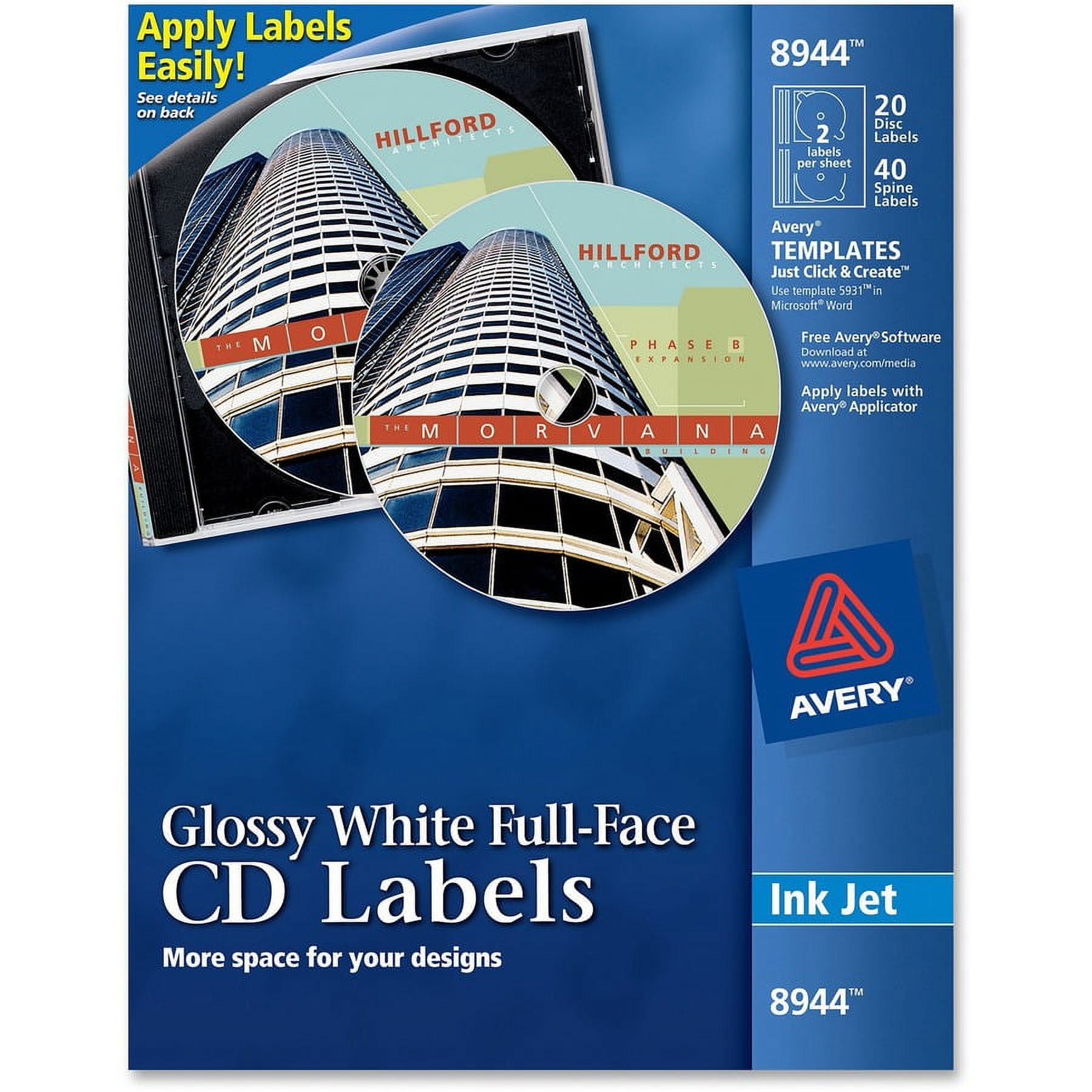 Avery Optical Disc Label - Walmart.com