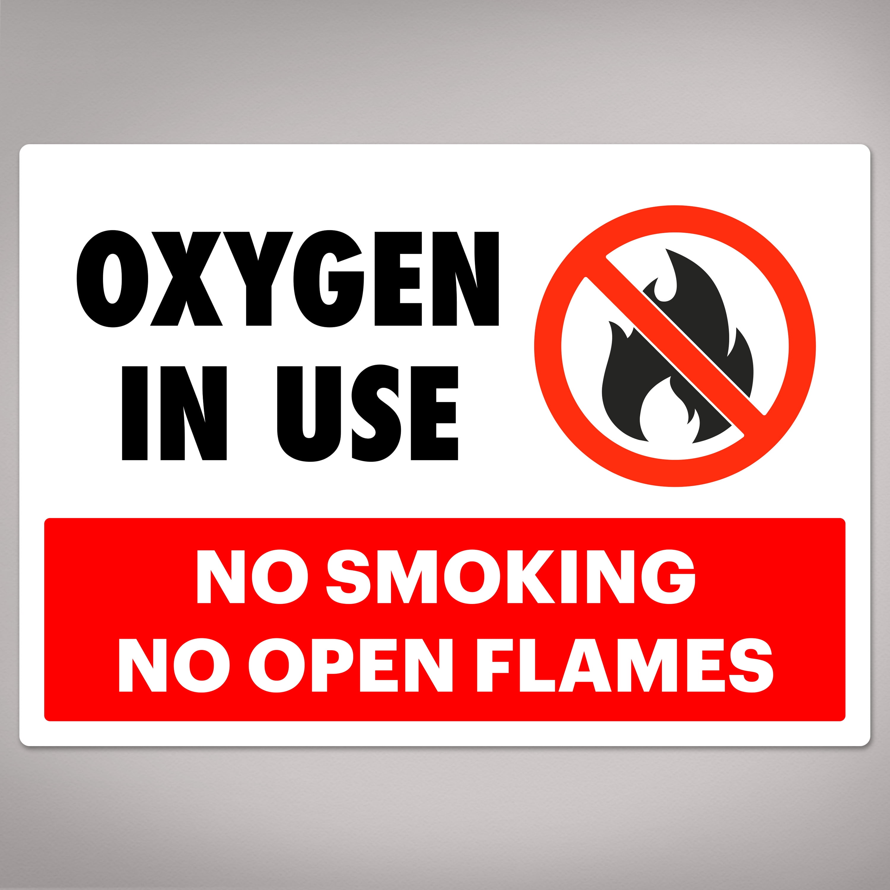 Avery Oxygen in Use No Smoking Labels, 5" x 3.5", 8 Total - Walmart.com