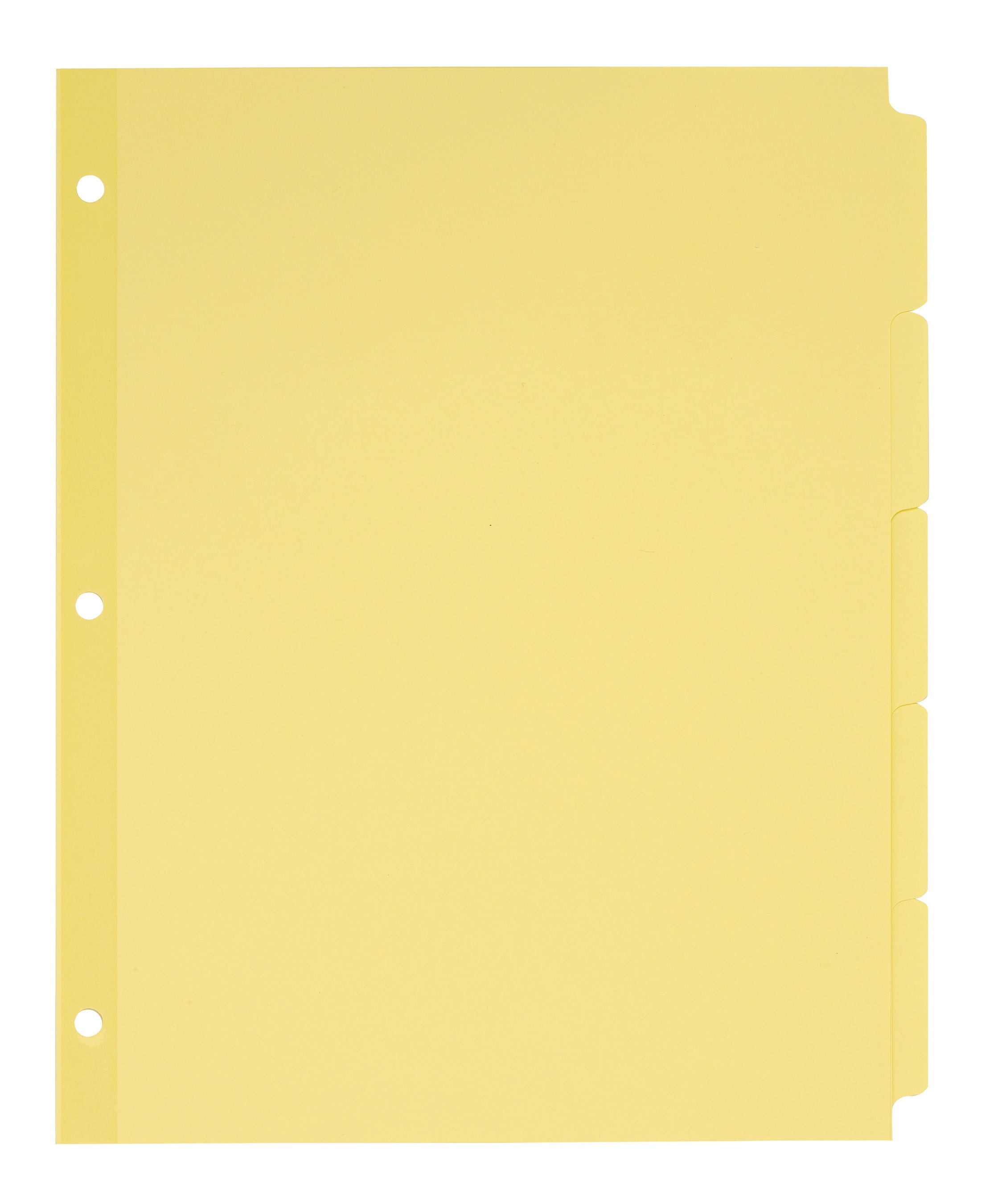 Avery Plain Tab Write & Erase Dividers, 5 Tabs, Buff, 36 Sets (11501 ...