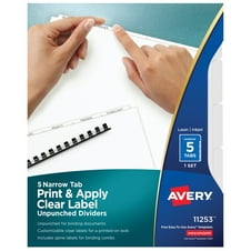 Avery Printable Tabs