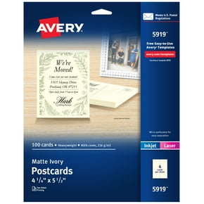 Avery Postcard Templates