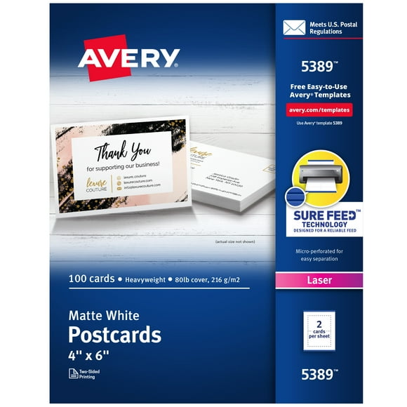 Avery Postcard Templates