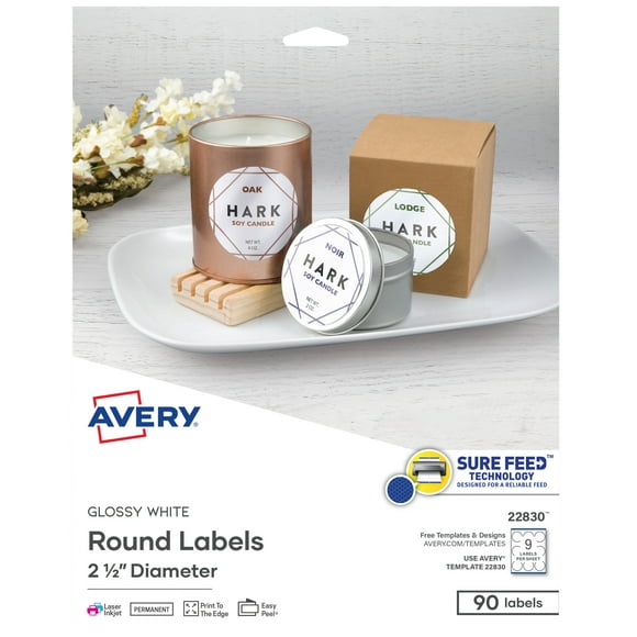 Avery Round Labels