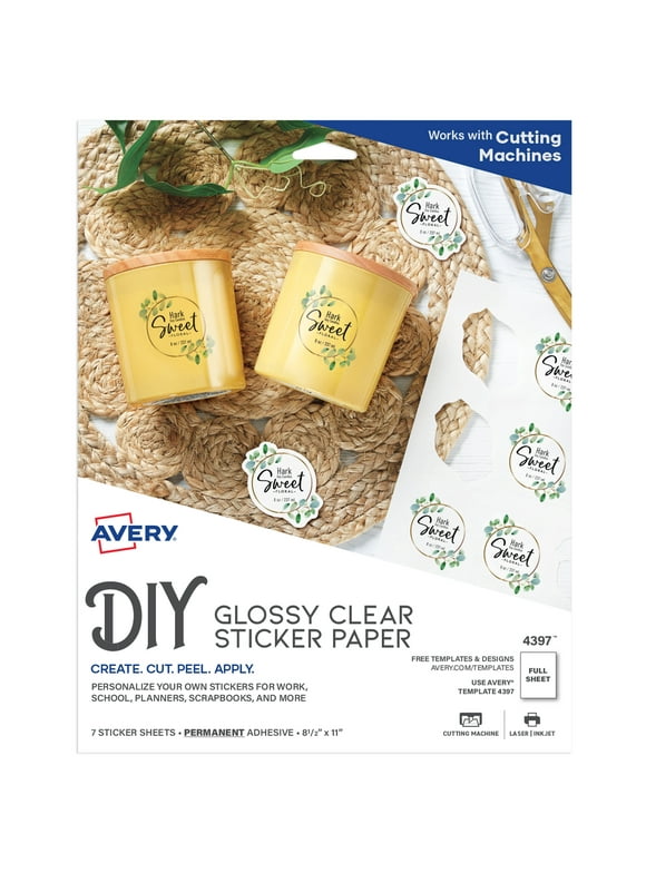 Sticker Paper in Craft Paper - Walmart.com