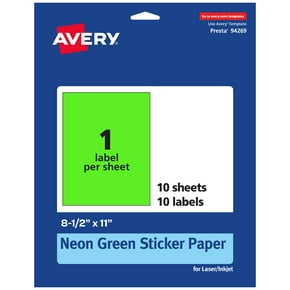Avery Sticker Paper in Craft Paper - Walmart.com