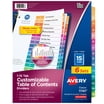 Avery, Double Column Dividers, 32 Tabs, Ready Index, 8-1/2"x11 ...