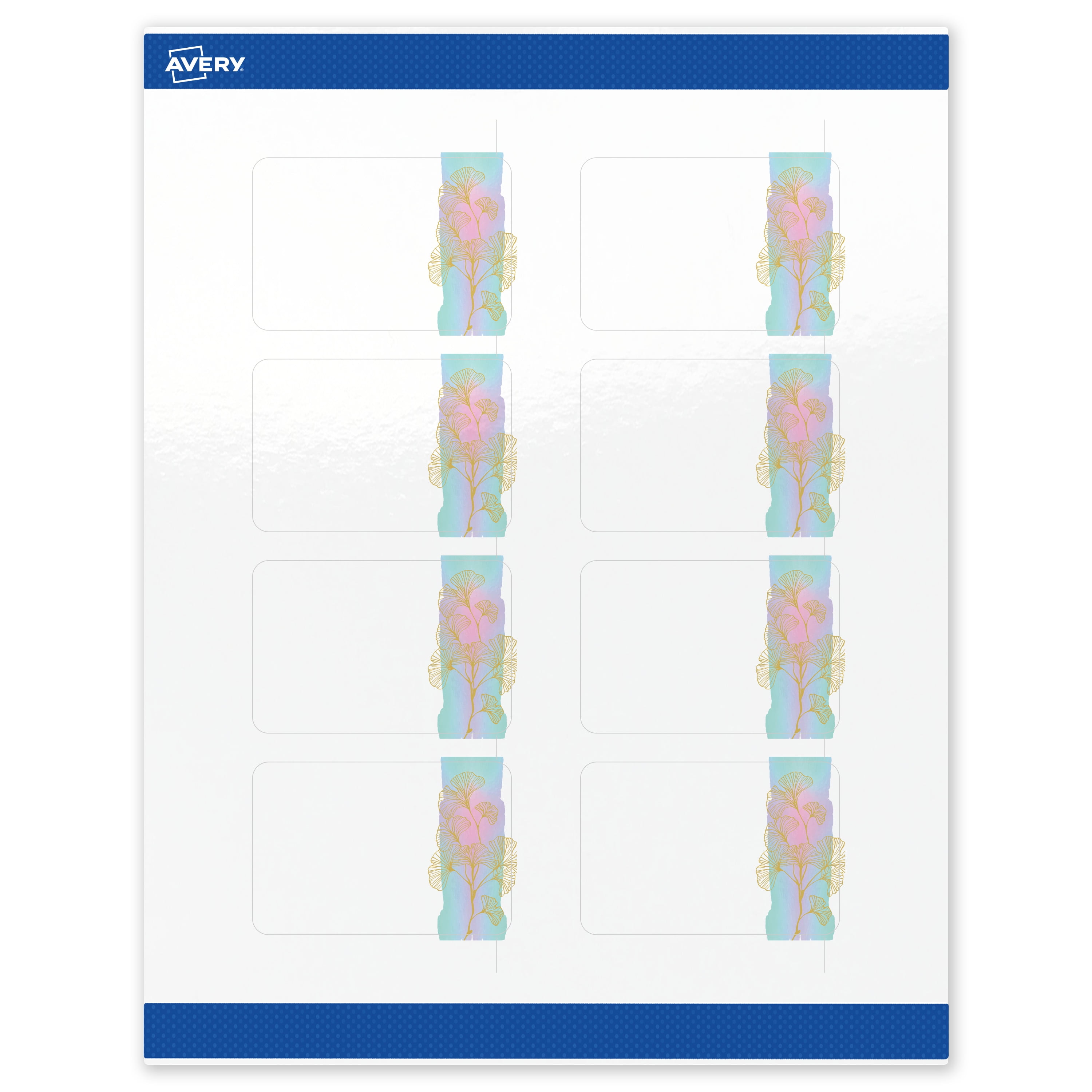 Avery Rectangle Labels, Pre-Printed Floral Design, 2" x 3" - Walmart.com