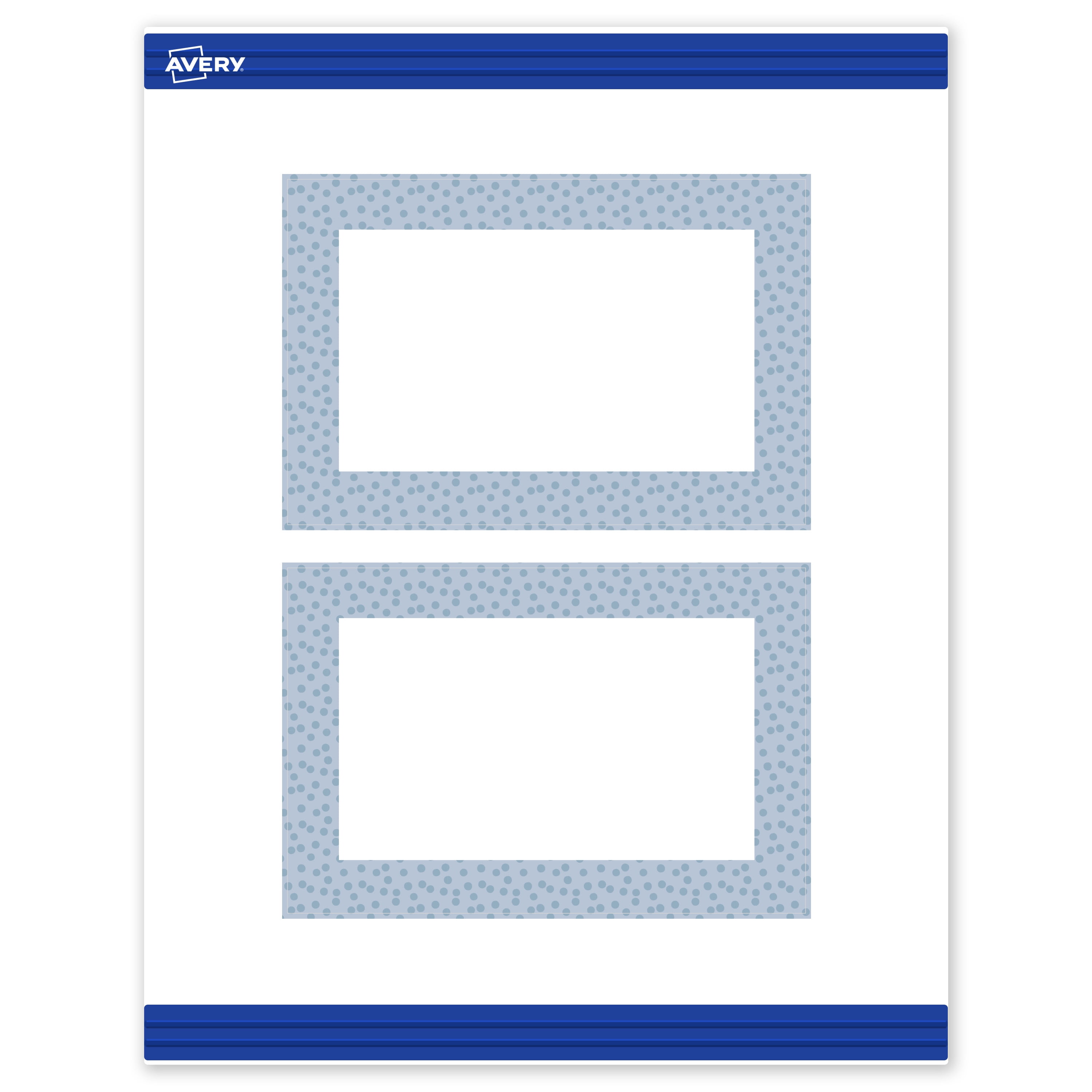 Avery Rectangle Postcards, Polka Dots Design, 4" x 6", 20ct - Walmart.com