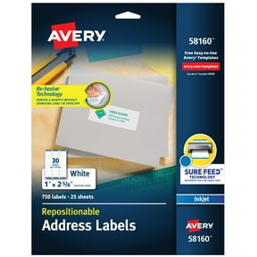 Avery 8160 in Avery Labels - Walmart.com