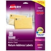 "Avery Matte Clear Address Labels for Laser Printer, Sure Feed, 1"" x 2 ...