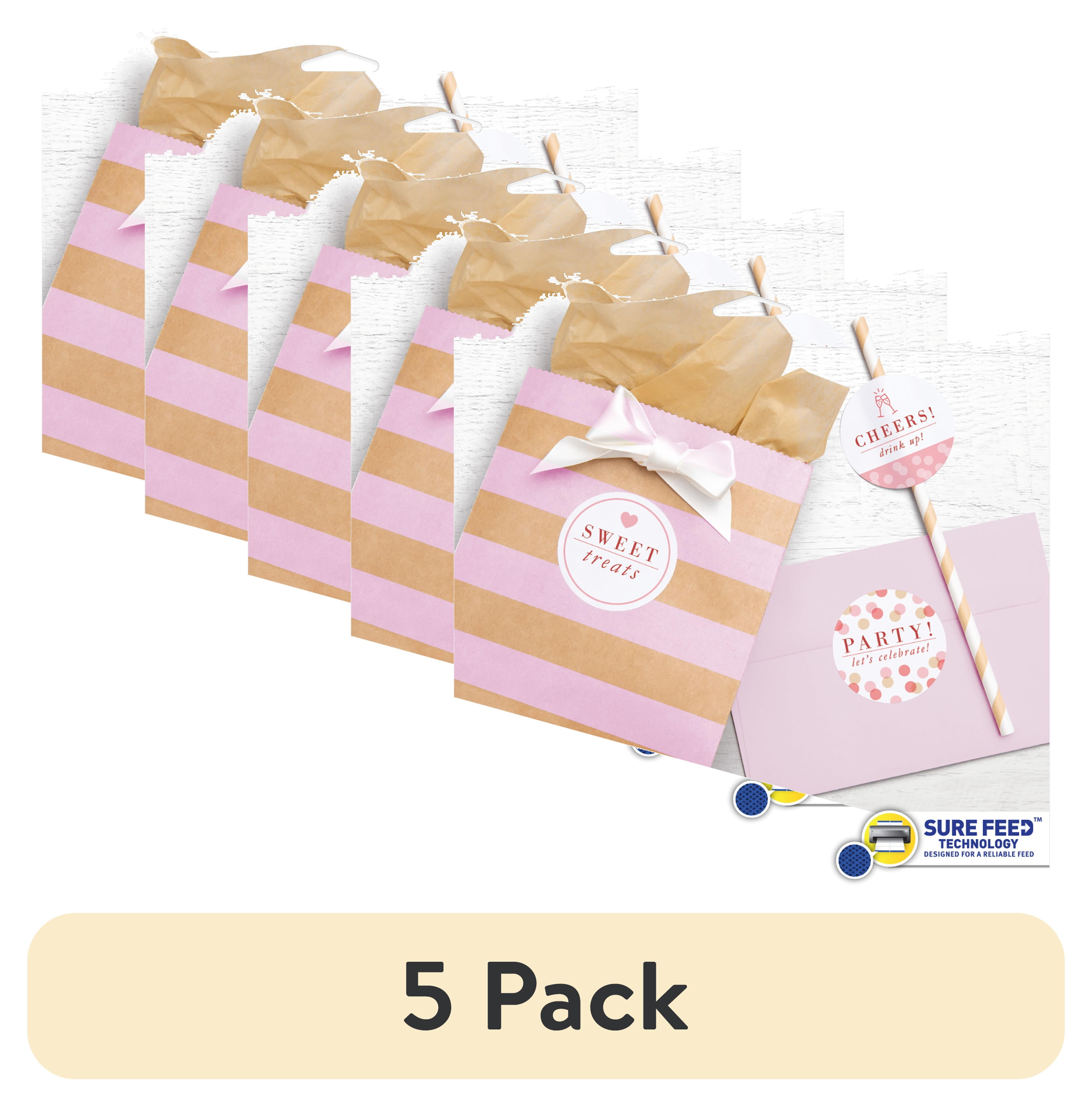 (5 pack) Avery Shape Labels, Round, 2" Diameter, Paper, Matte White ...