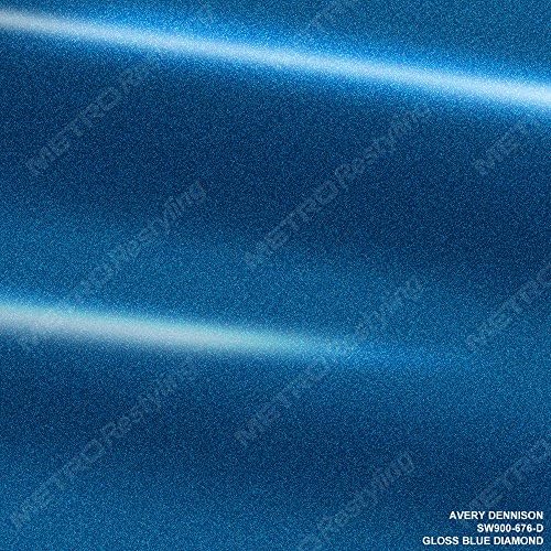 Avery SW900-676-D GLOSS BLUE DIAMOND 5ft x 10ft (50 Sq/ft) Supreme ...