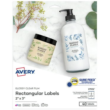 Avery Shipping Labels, 2-1/2" x 4", Paper, White, TrueBlock®, Laser ...