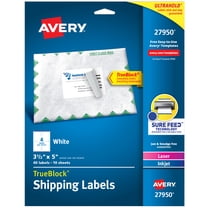 Avery Shape Labels, Round 2-1/2" Diameter, Film, White, Waterproof ...