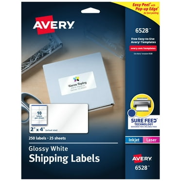 "Avery Printable Adhesive Office Supply File Folder Labels, 2/3"" x 3-7 ...