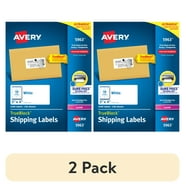 Avery Shipping Labels, Sure Feed, 3-1/3" x 4", (2 Pack of 15264 ...
