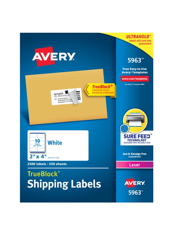 Avery 5163 in Avery Labels - Walmart.com