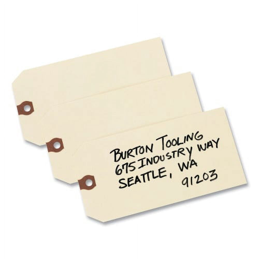 Avery Shipping Tags, Manila, Unstrung, 6 1/4" x 3 1/8", 1000/BX ...