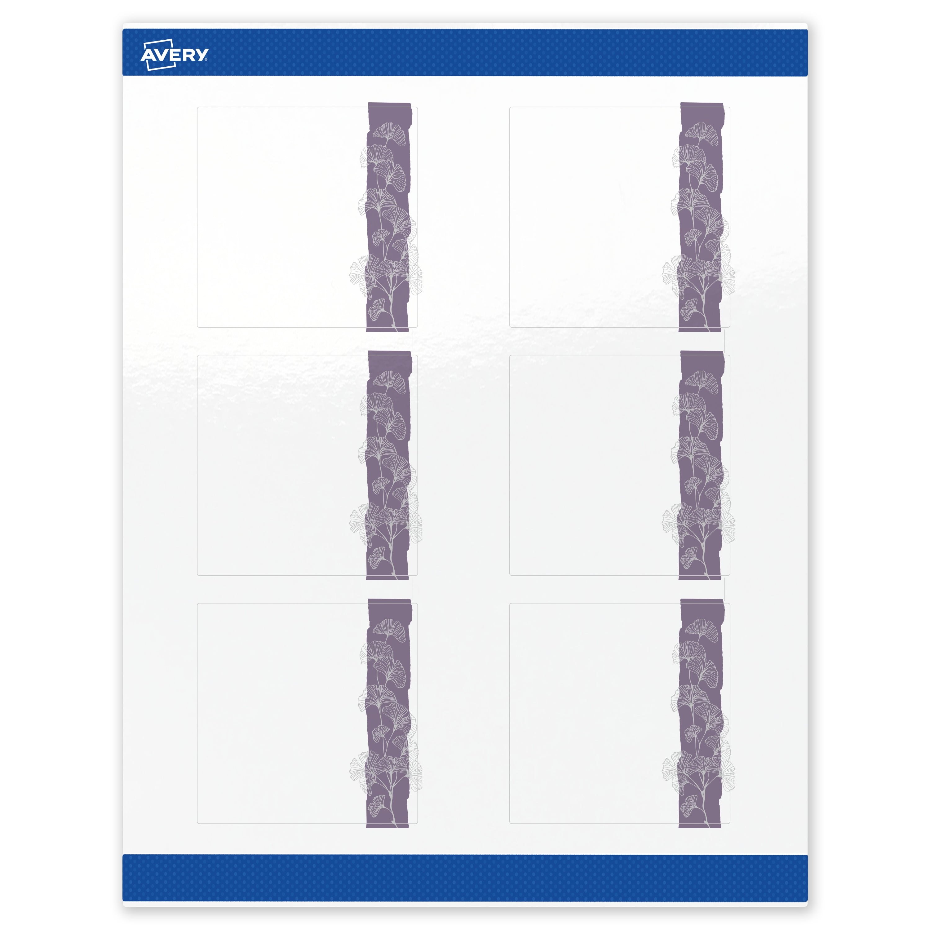 Avery Square Labels, Floral Design, 3" x 3", 60ct - Walmart.com