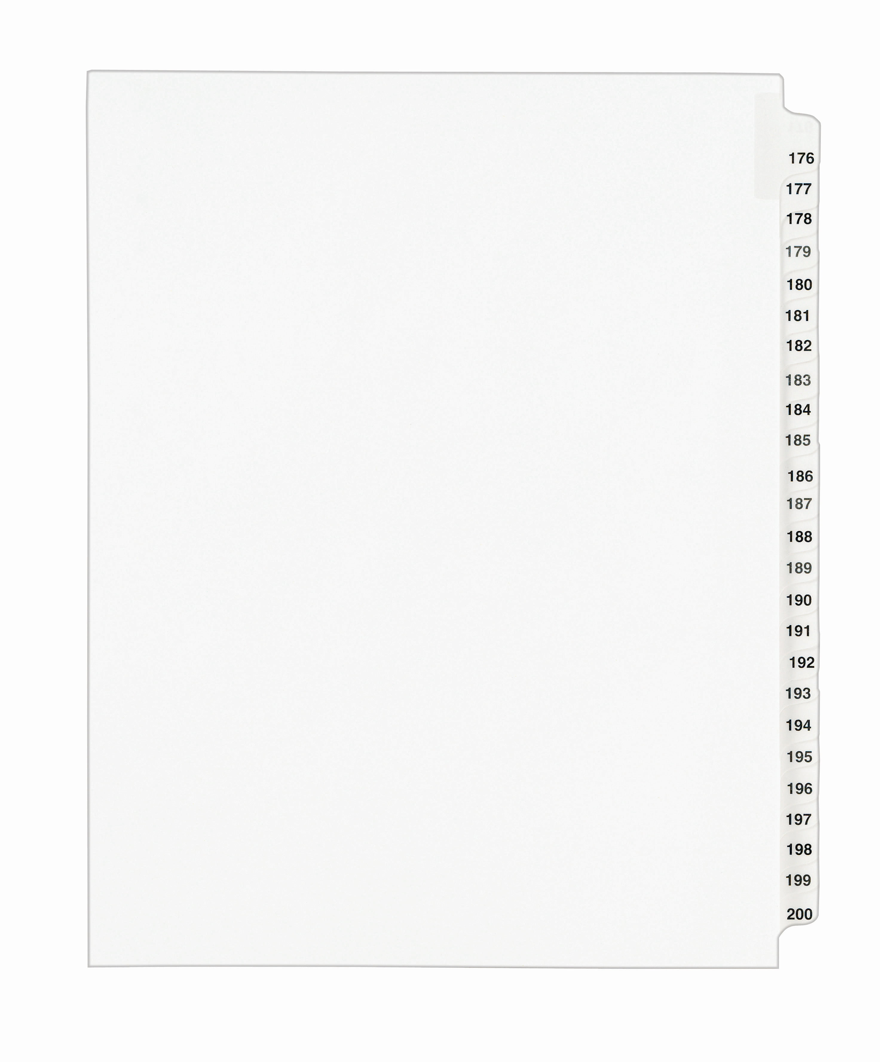 Avery Standard Collated Legal Dividers Avery Style, Letter Size, 176 ...