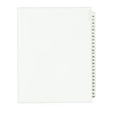 Avery Legal Dividers, Standard Collated, Letter Size, 76-100 Tab Set ...