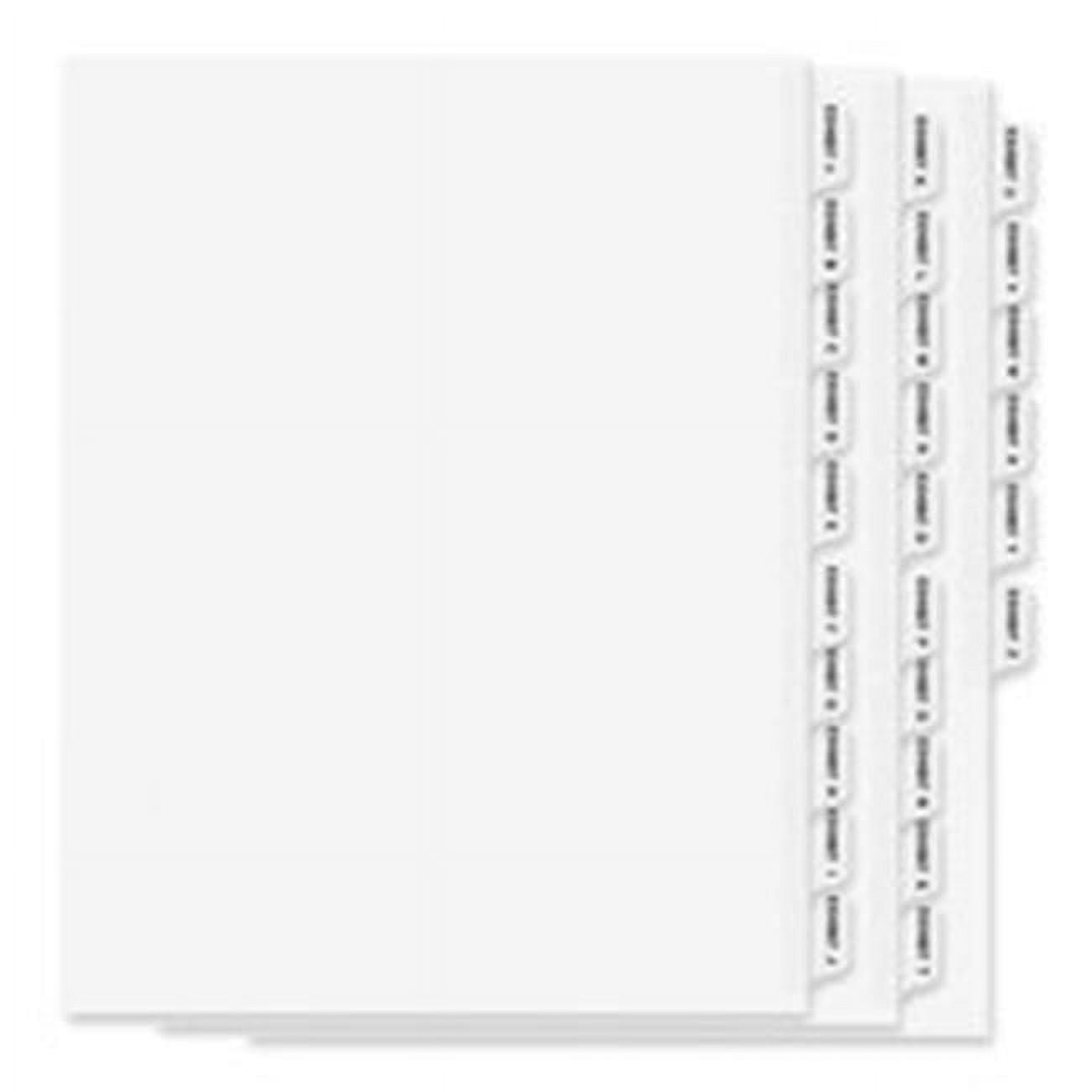 Avery-Style Preprinted Legal Side Tab Divider - Walmart.com