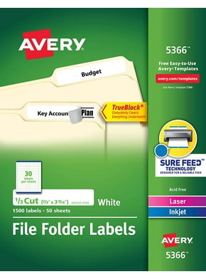 Avery 5366 in Avery Labels - Walmart.com