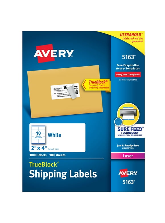 Avery 5163 in Avery Labels - Walmart.com