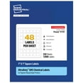 Avery UltraDuty GHS Labels 1" x 1", 12000 Ct, Pigment Inkjet - Walmart.com