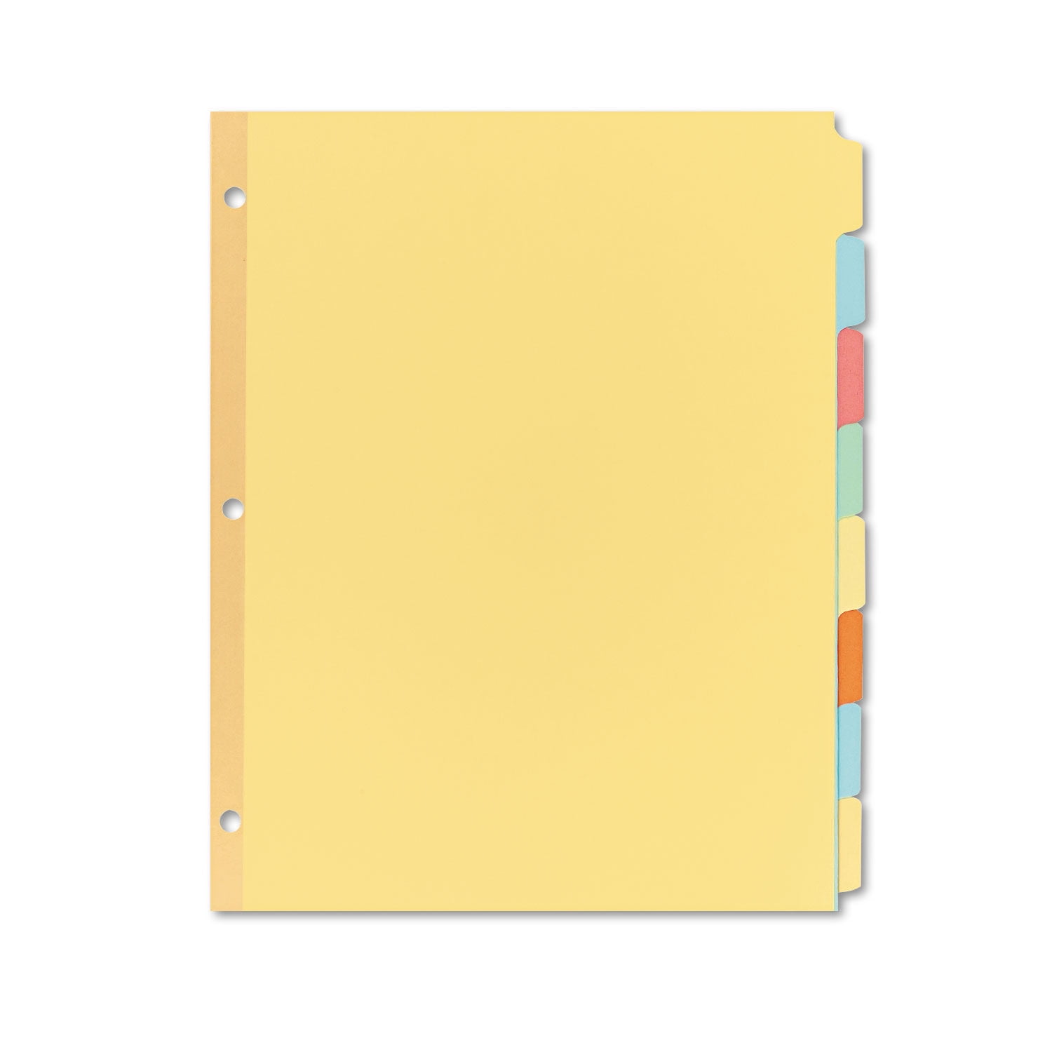 Avery Write and Erase Plain-Tab Paper Dividers 8-Tab, 11 x 8.5 ...