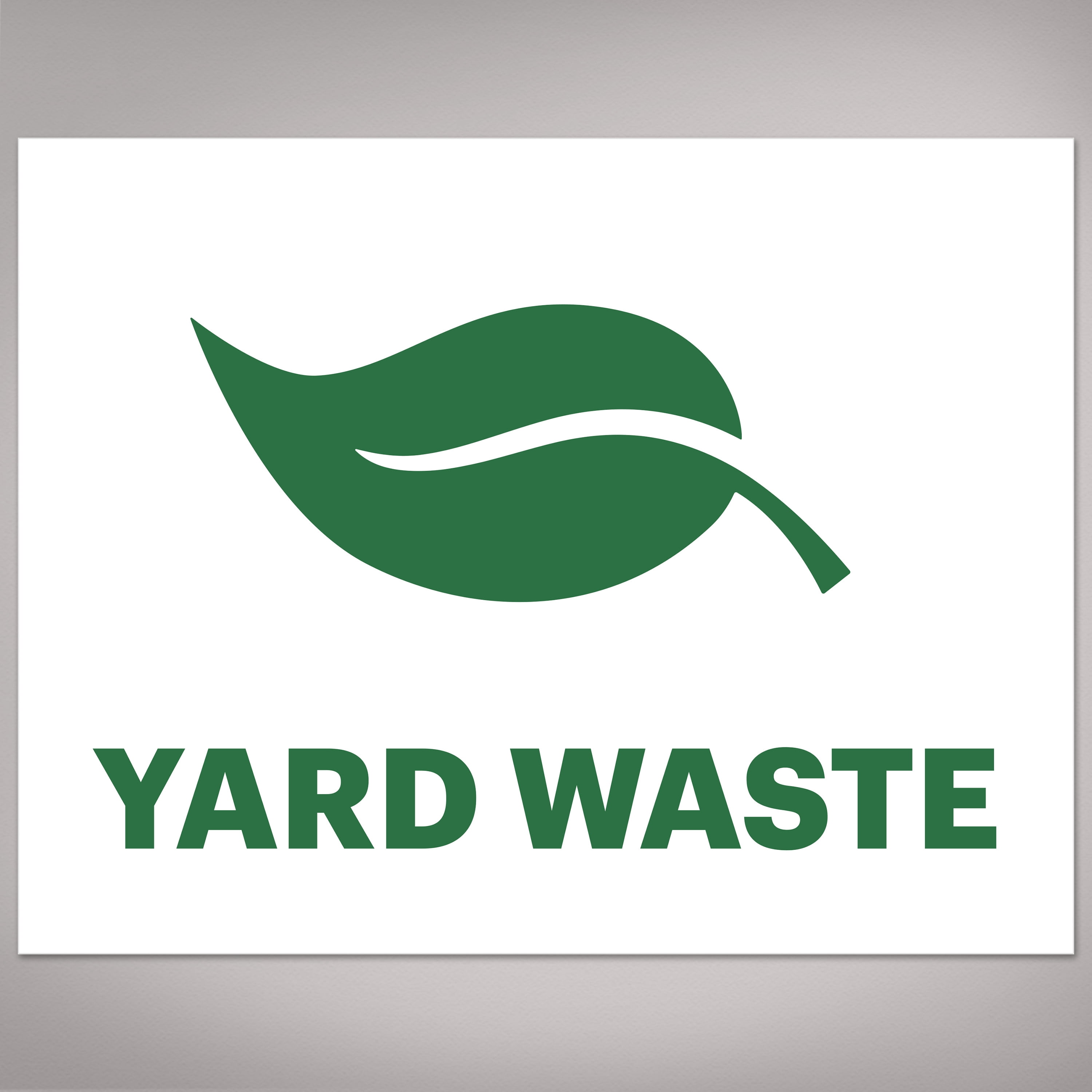 Avery Yard Waste Stickers, 8-1/2" x 11", Waterproof, UV Resistant ...