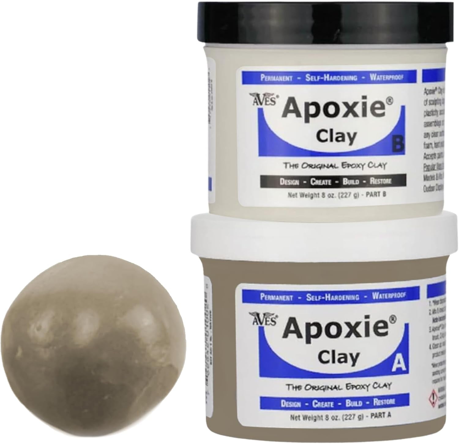 Aves Apoxie Air Dry Clay for Professionals - Self Hardening Modeling ...