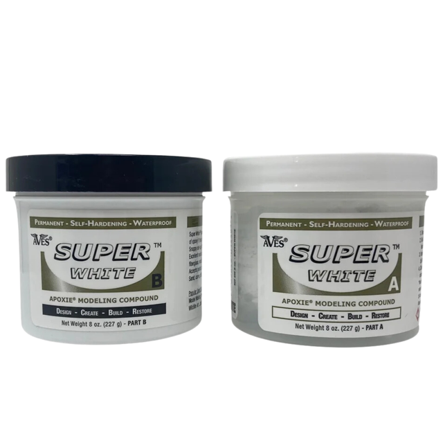 Aves Apoxie Art Sculpt 1 lb. Super White - 2-Part Air Dry Clay Modeling ...