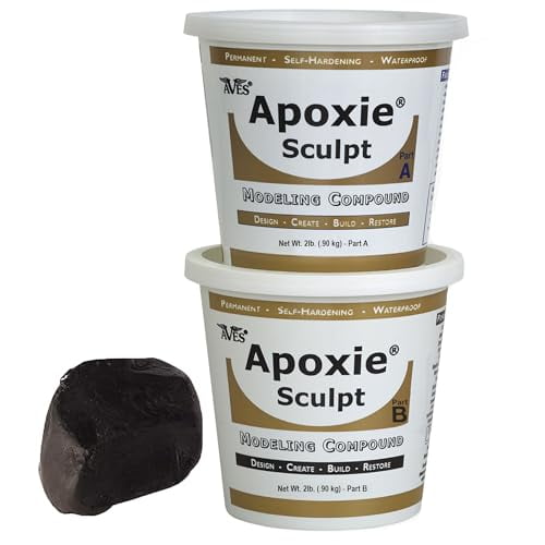 Aves Apoxie Sculpt - 2 Part Modeling Compound (A & B) - 4 lbs, Apoxie ...