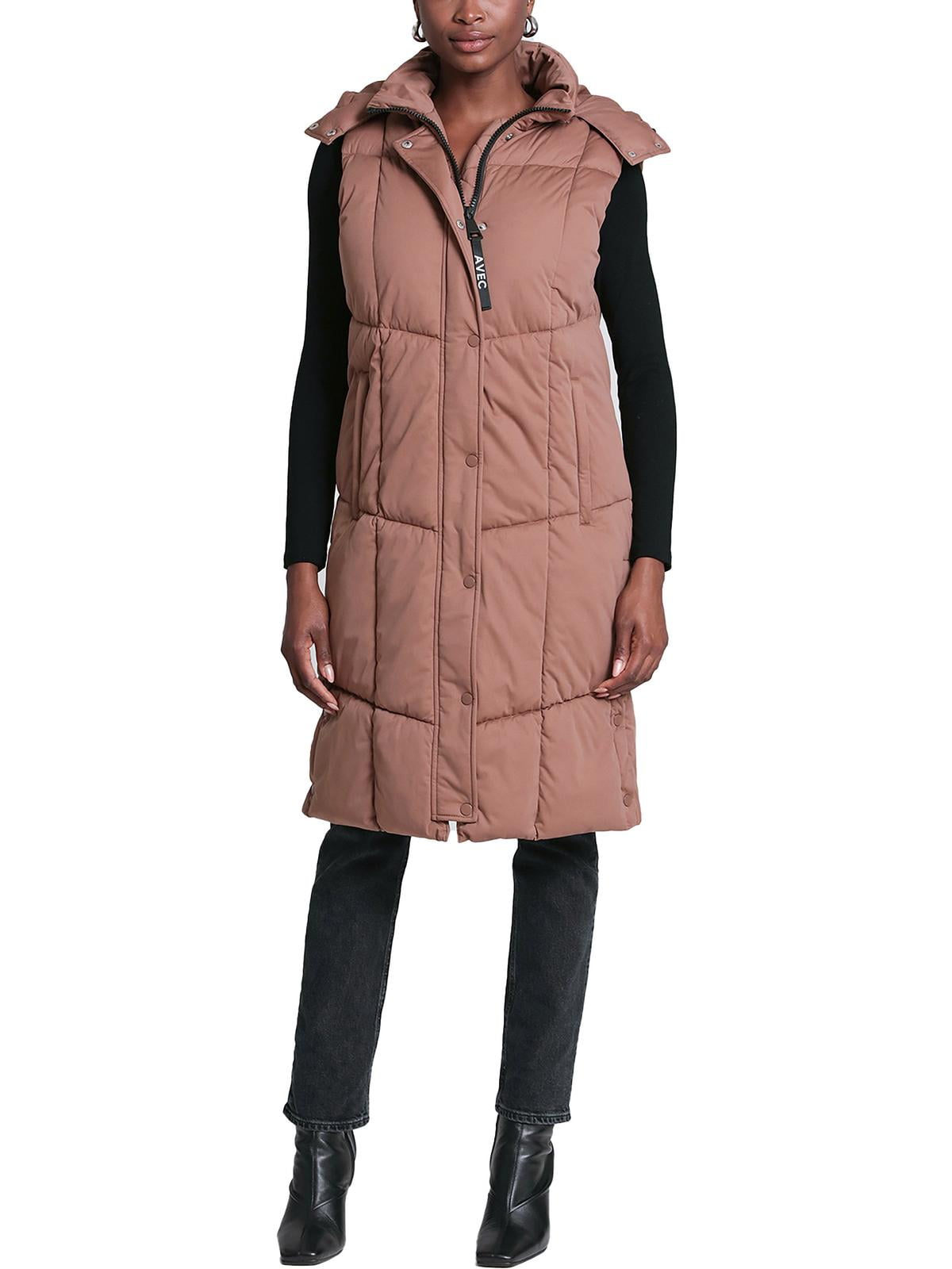 Aves Les Filles Women's Quilted Longline Puffer Vest - Walmart.com