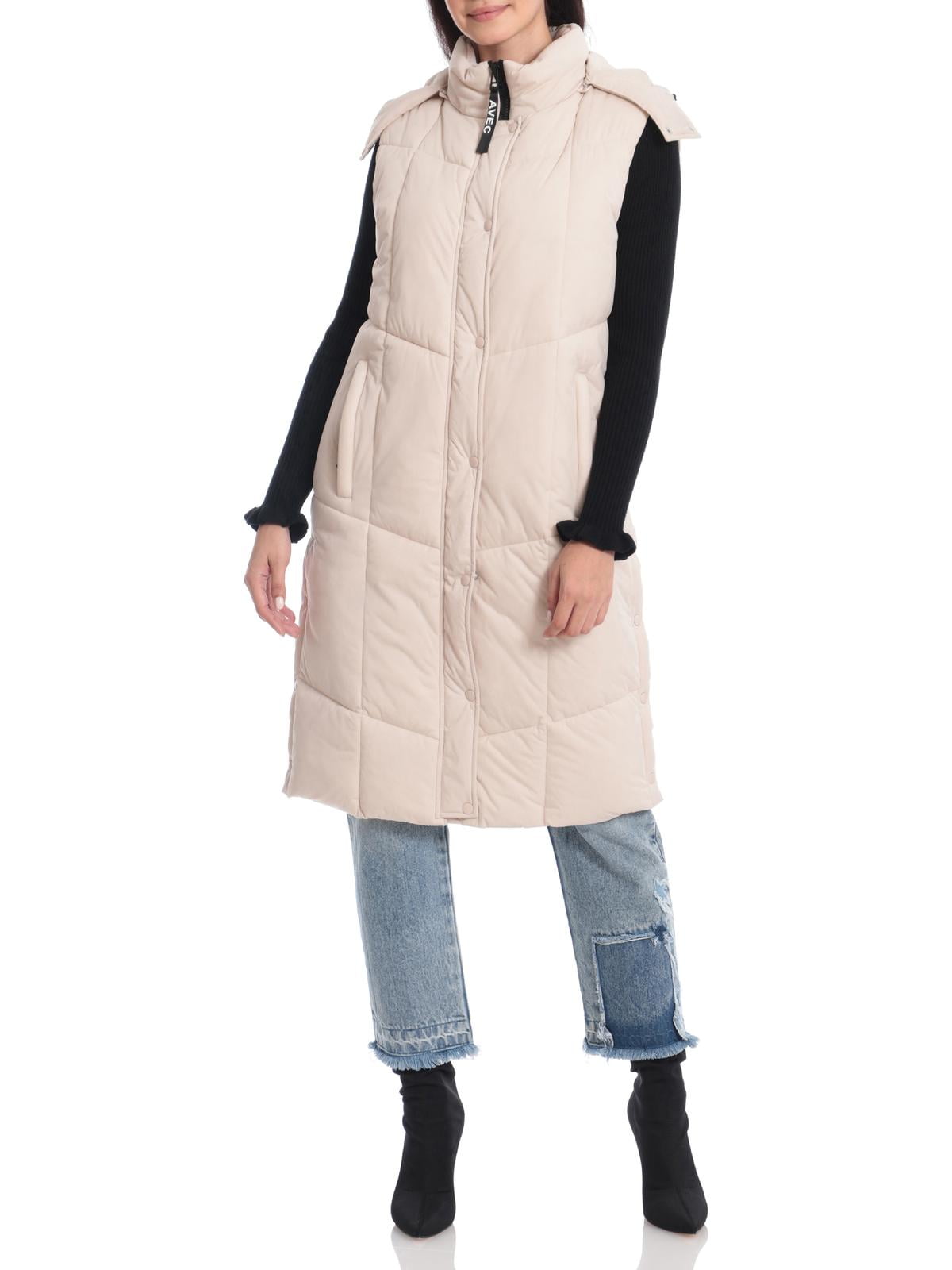 Aves Les Filles Women's Quilted Longline Puffer Vest - Walmart.com